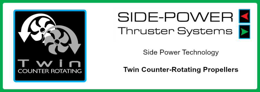 Side-Power Technology - Twin Counter-Rotating Propellers - JPC Direct